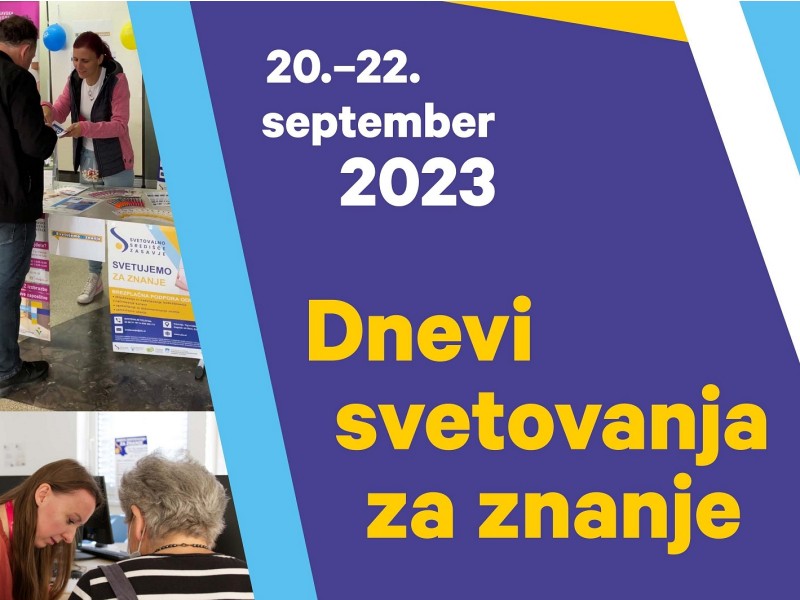 Dnevi svetovanja za znanje 2023